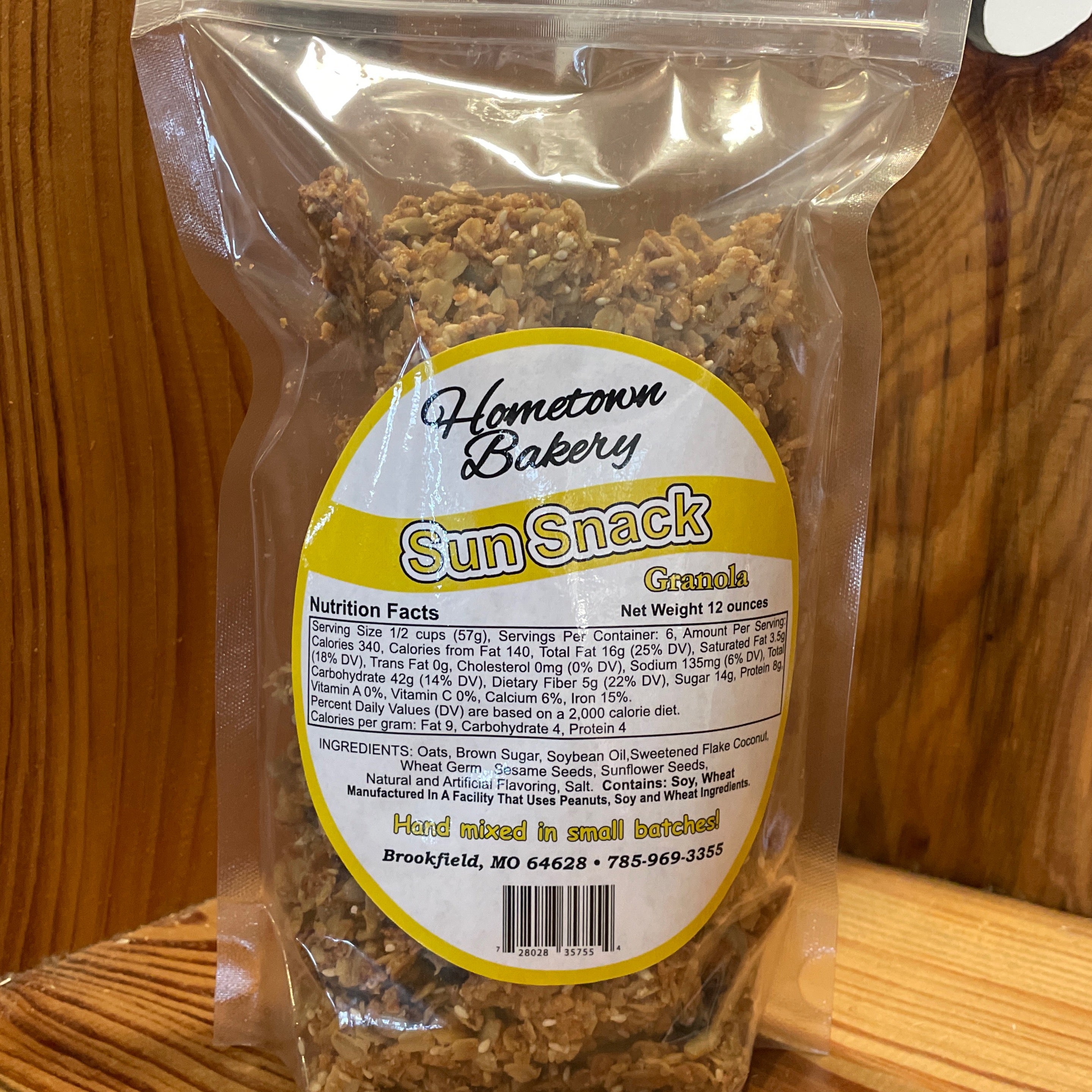 Hometown Bakery Granola Sun Snack | Kansas Premium Meats